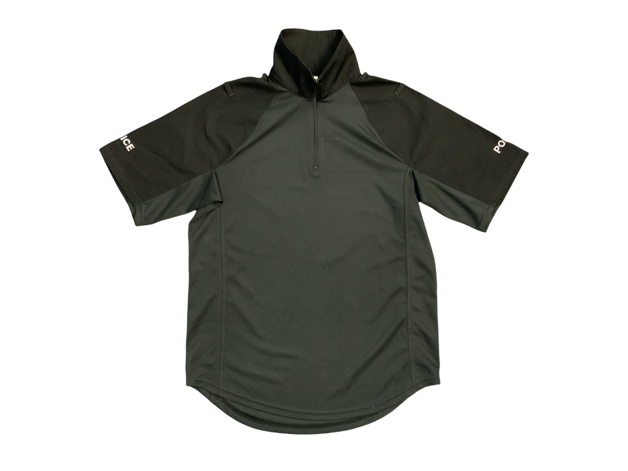 Police Branded UBACS Male Black Short Sleeve Wicking Top WKS21MB — One ...