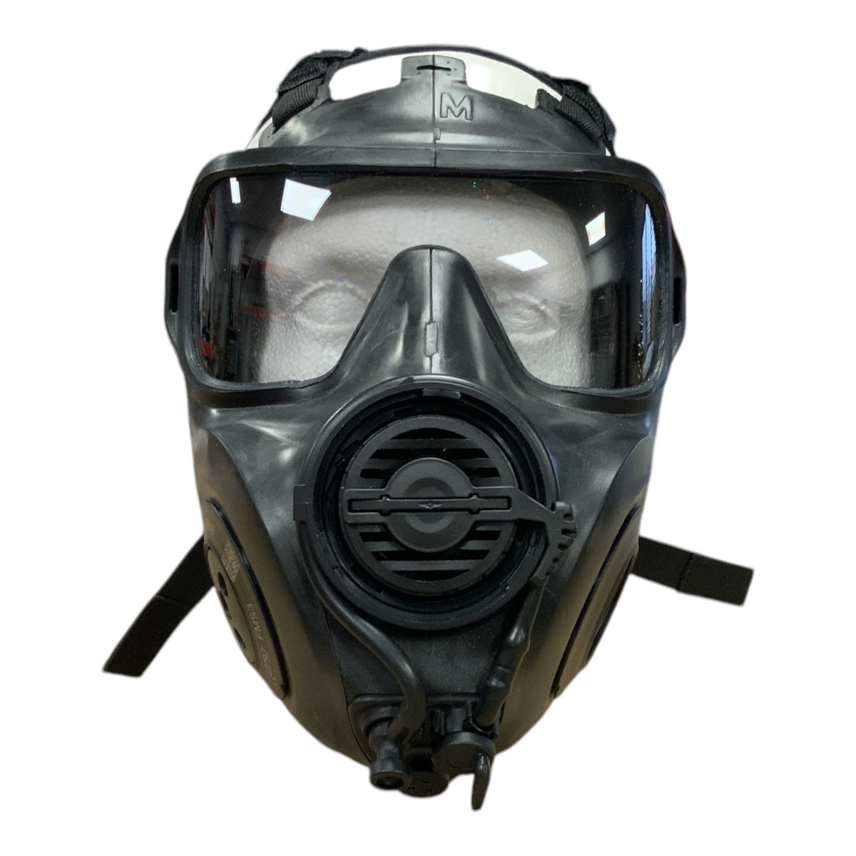 Avon FM53 Gas Mask Respirator including 2 filters, bag and filter key ...