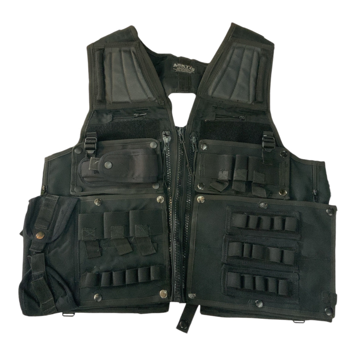Arktis Tac Vest Load Bearing SAS Combat Airsoft Adjustable Size OBTV69 ...