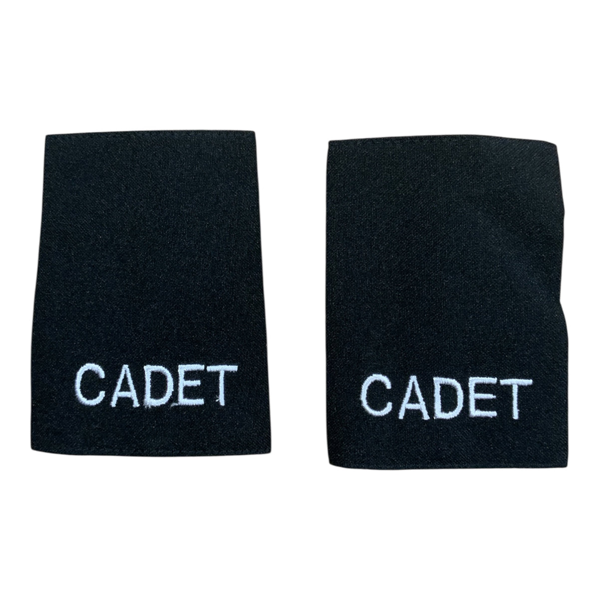 Cadet Rank Slides Black Various Grades — One Stop Cop Shop
