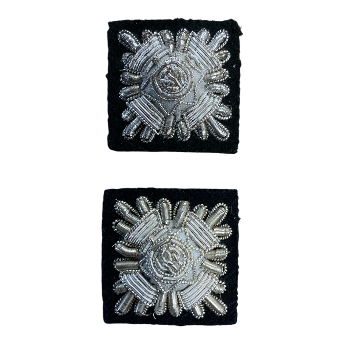 Inspector Rank Silver Wire Bath Stars Pips Sew On RNKBDG-INS-1 — One ...