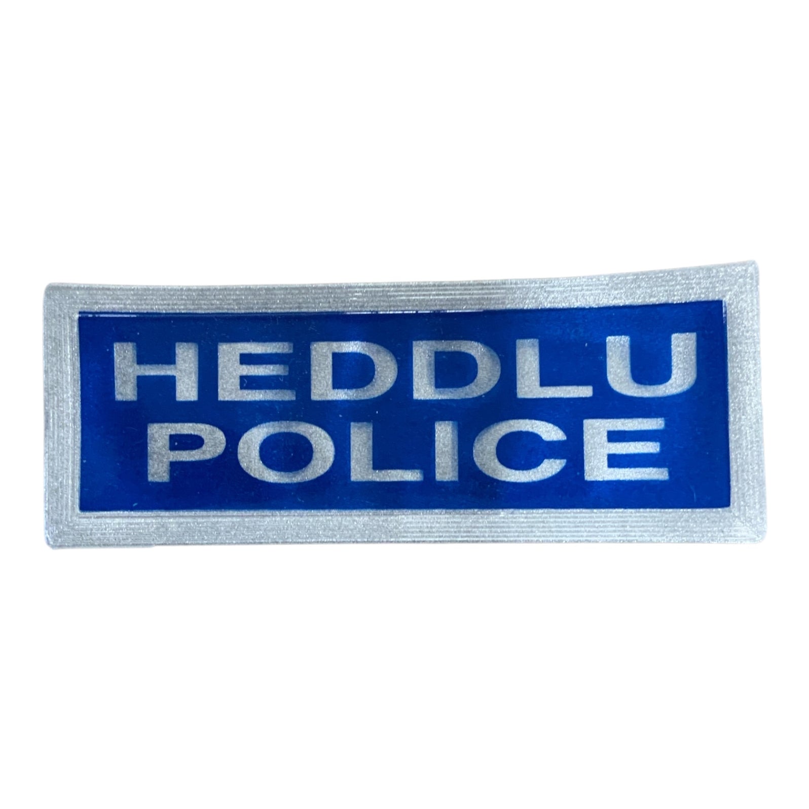 HEDDLU POLICE Branded Badge Encapsulated Sew On BDG-CAP-HEDPOL — One ...