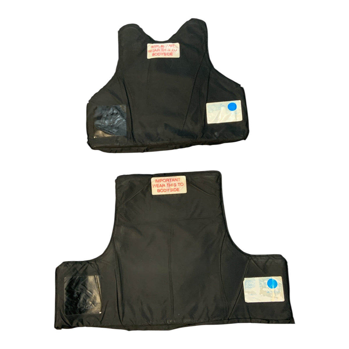 Stab Vest Body Armour Panels Set Ex Police **PANELS ONLY*** ARM-PNL-SE ...