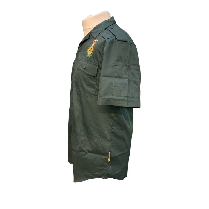 NHS Branded Ex Ambulance Green Short Sleeve Shirt New GS03N — One Stop ...
