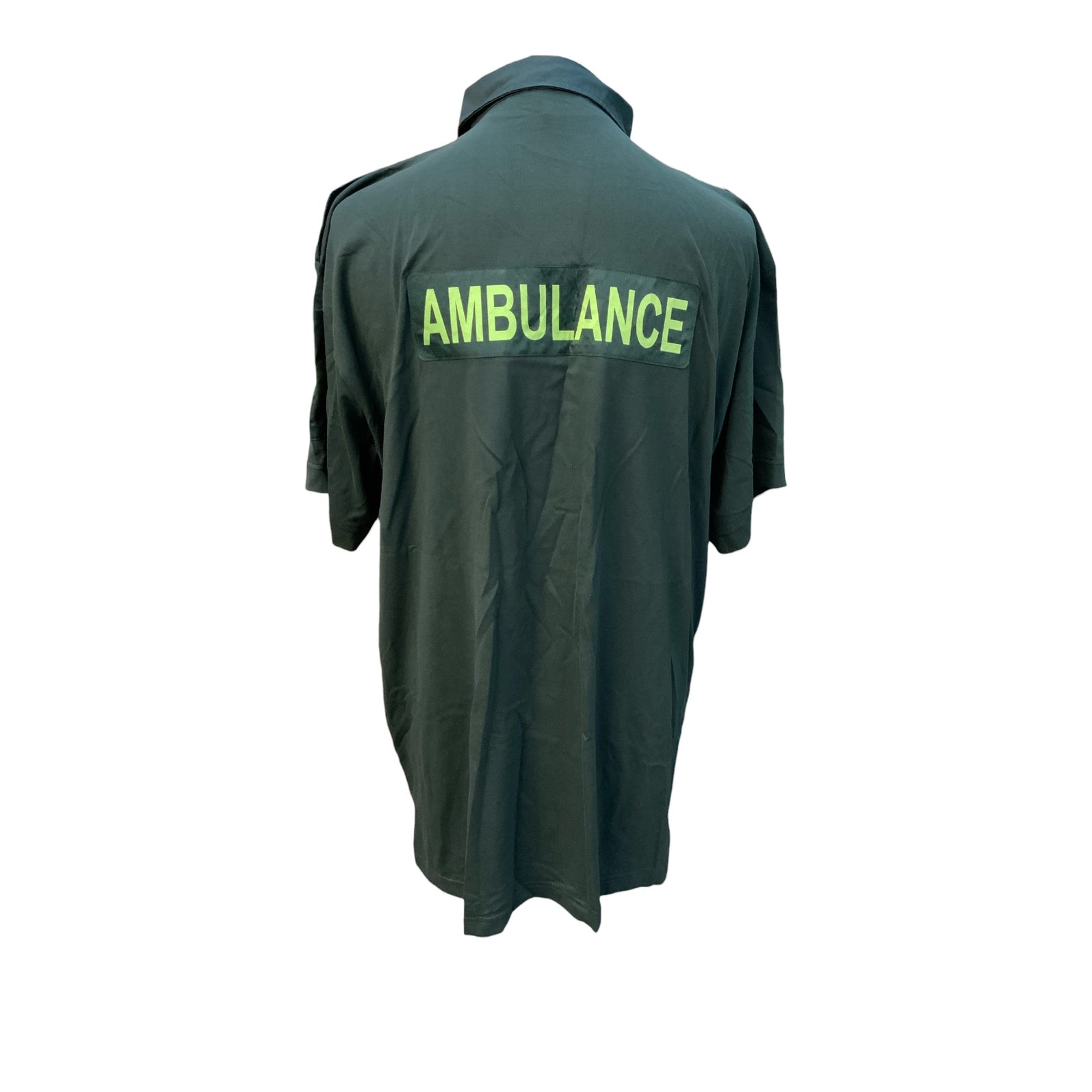 NHS Branded Ex Yorkshire Ambulance Short Sleeve Polo Shirt Green New G ...