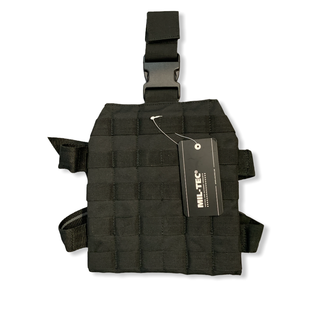 Tactical Molle Leg Panel Black MILTECLPN — One Stop Cop Shop