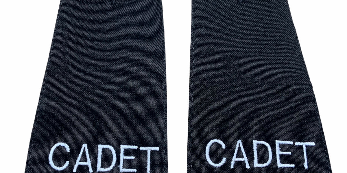 Cadet Epaulettes Embroidered Grade A — One Stop Cop Shop