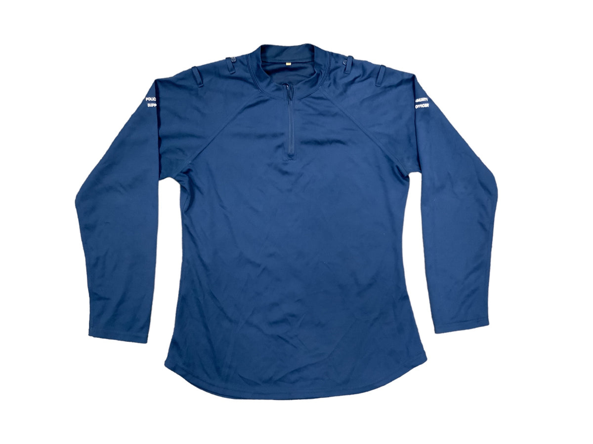 Female Blue PCSO Branded Breathable Long Sleeve Wicking Shirt Top — One ...