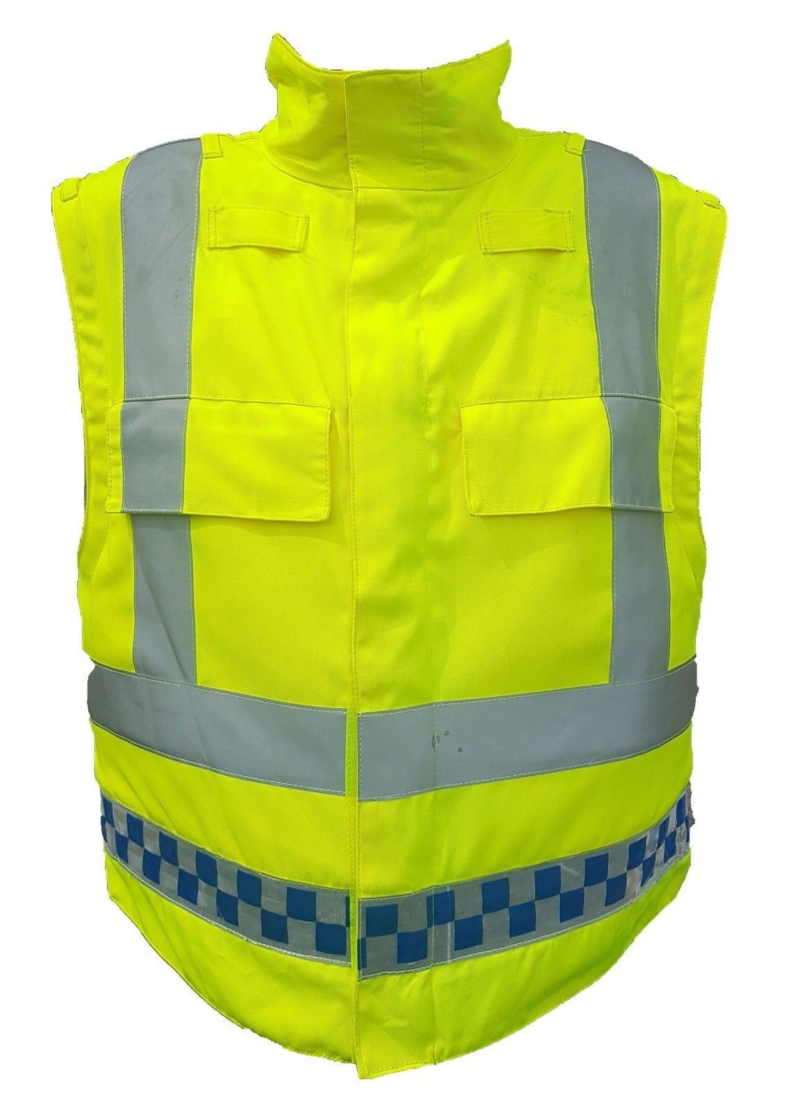Sat Sioen Hi Vis Overt Body Armour Bullet Proof Stab Vest Grade B SSA0 ...