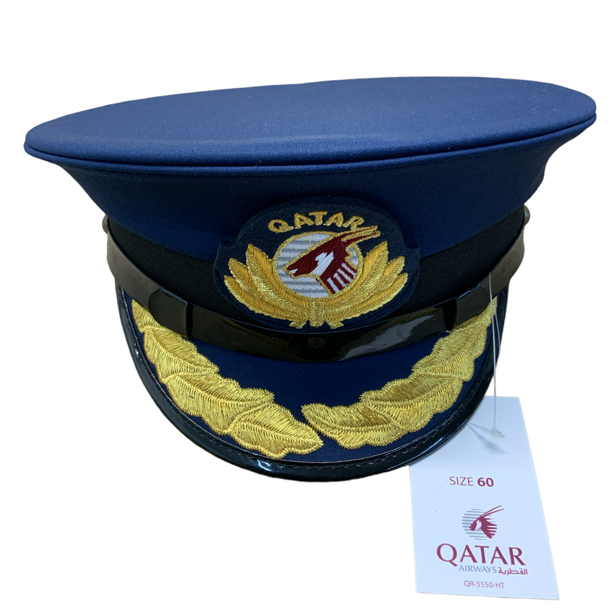 Qatar Airways Badged Peaked Cap New Genuine — One Stop Cop Shop
