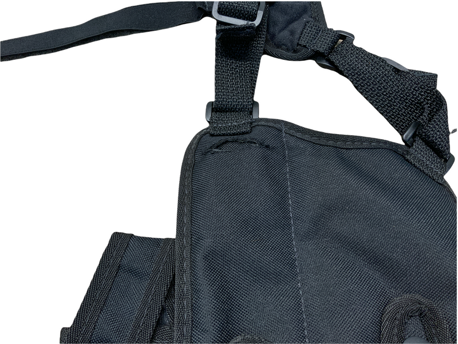 Protec Black Covert Harness Covert Vest & CS Baton Cuffs Pouch CH04B ...