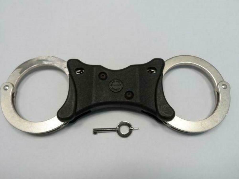 Hiatts Chrome Rigid Handcuffs Speedcuffs Quickcuff TCH 840 Grade A HIA ...
