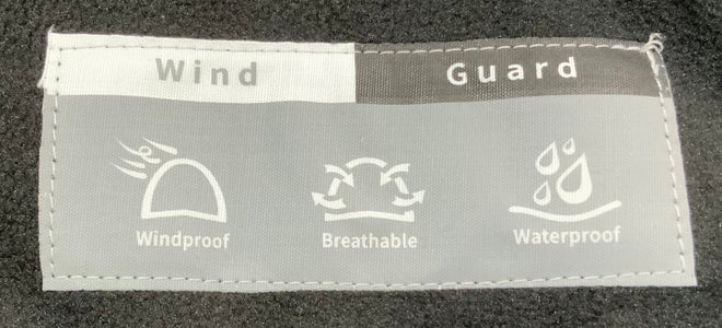 Opgear Softshell Fleece Windproof Waterproof Breathable Black OPSSFLC1 ...