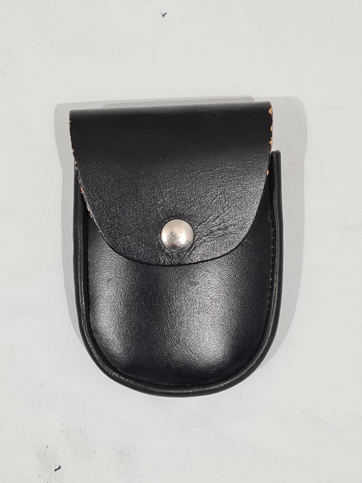 Chain Link Handcuff Holder Pouch Closed Top Leather 2" Belt Loop YR-BL ...