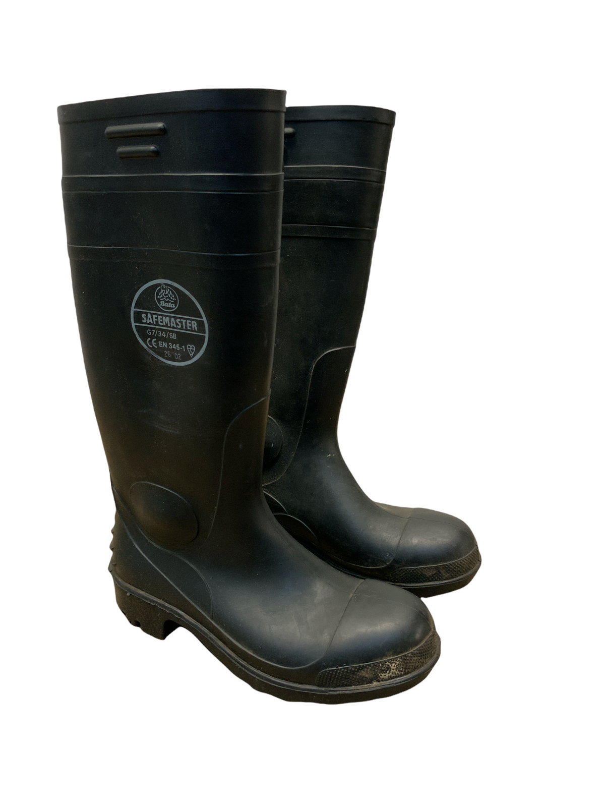 Black Bata Safemaster Steel Toe Cap Wellington Boots Wellies Grade B B ...