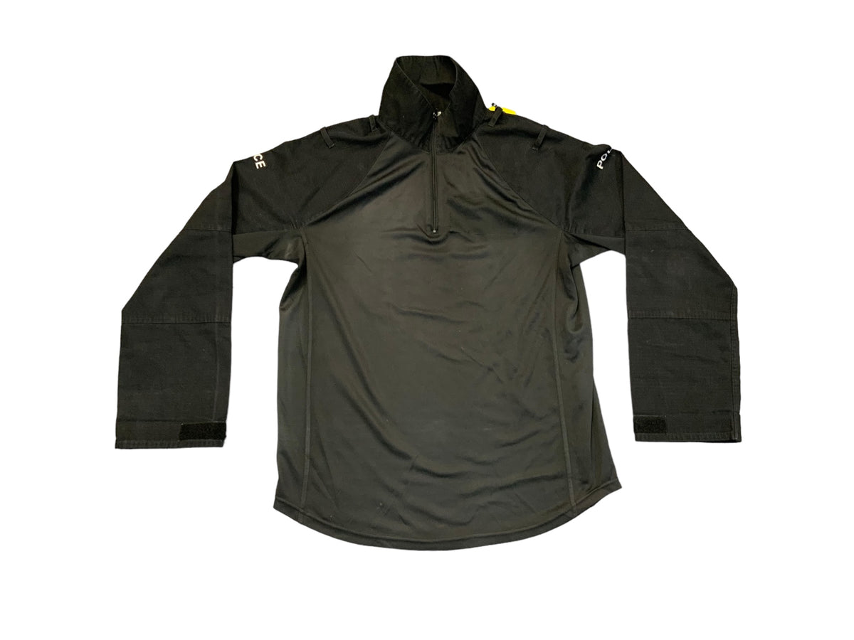 Police Branded UBACS Wicking Top Male Black Long Sleeve WKS19MB — One ...