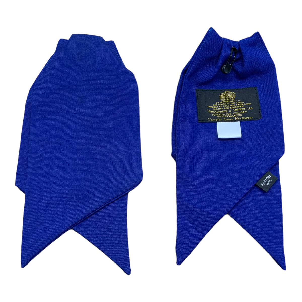 Toye Kenning & Spencer Clip-on Royal Blue Cravat — One Stop Cop Shop