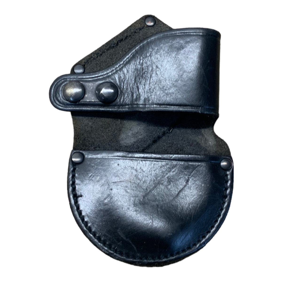 RCP 5 Leather Handcuff Holder Pouch Speedcuff Quickcuff Hiatts TCH Gra ...