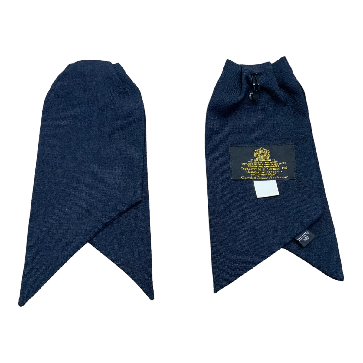 Toye Kenning & Spencer Clip-on Cravat Dark Blue — One Stop Cop Shop