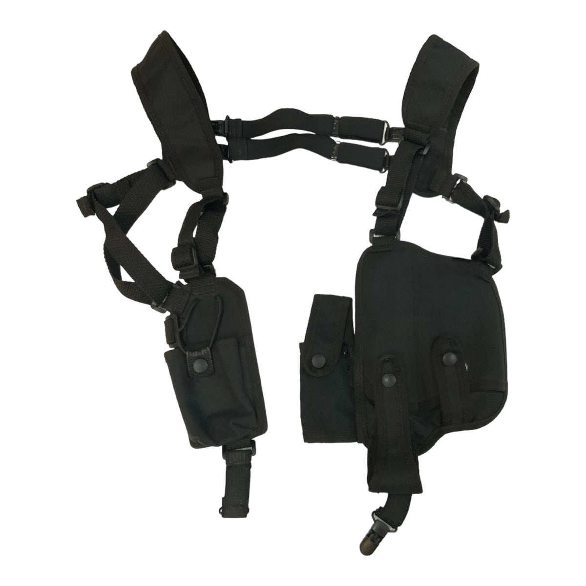Protec Black Covert Harness Covert Vest With Radio Baton Cuffs Pouch O ...
